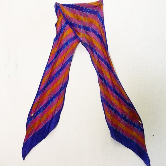 Liz Claiborne | Accessories | Liz Claiborne Silk Scarf Twilly Colorful ...